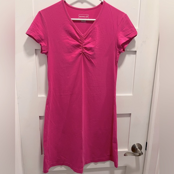 Merrell | Dresses | Pink Merrell Tshirt Dress M | Poshmark